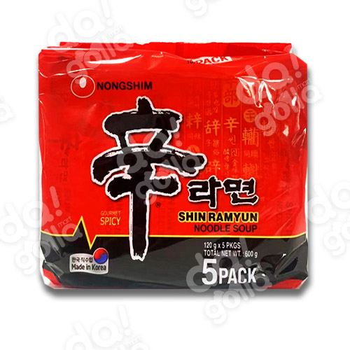 Nongshim Shin Ramyun (Multi) _ 농심 신라면 (멀티) - 120g*5 [8] - Dagolla Mart