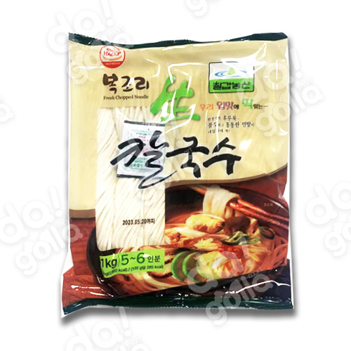 ChilGap BokJoRi KalGuksoo Noodle _ 칠갑 복조리 생 칼국수 - 1kg [10] - Dagolla Mart